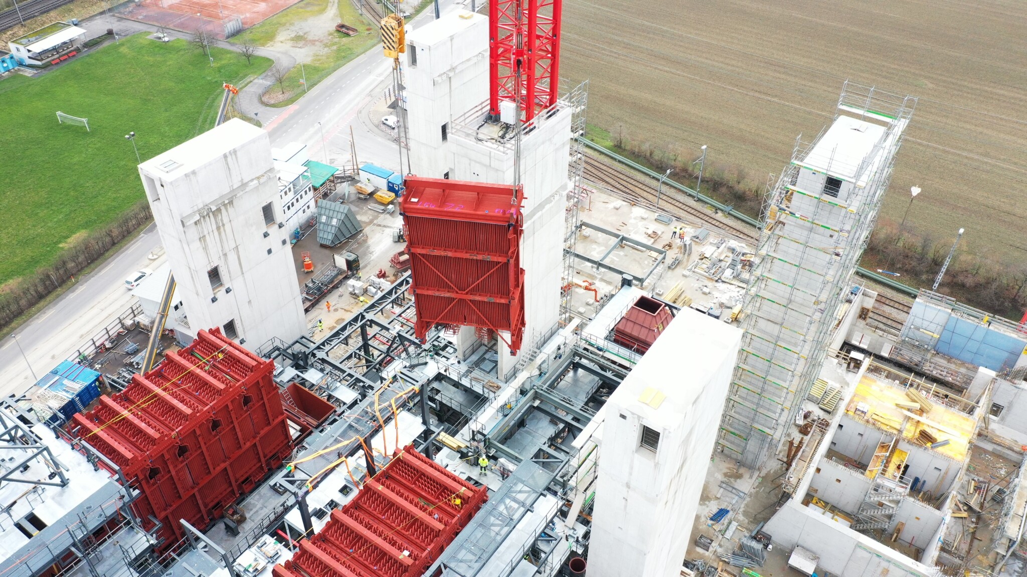 BIM2Field: Neubau KEBAG Enova in Zuchwil - Bewehrungstechnik